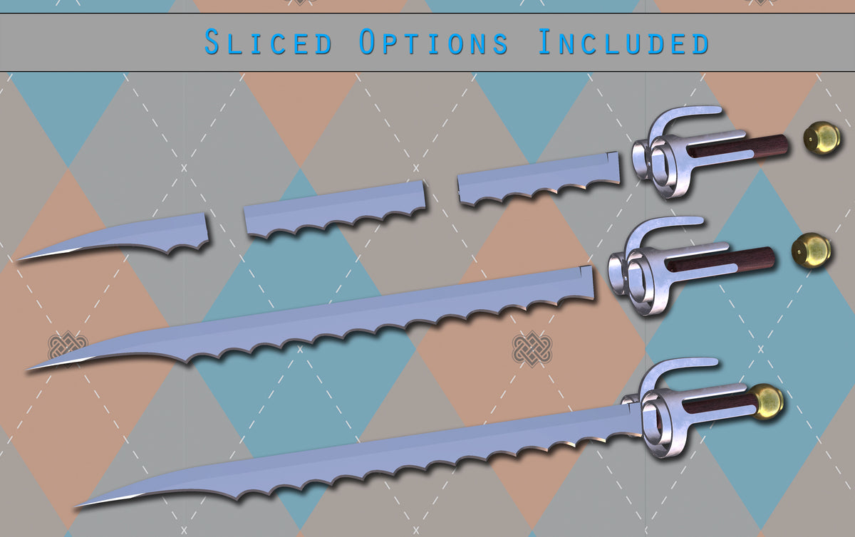 Willow Inspired Sorsha Kit Prop Sword for Cosplay - STL Files for 3D P ...